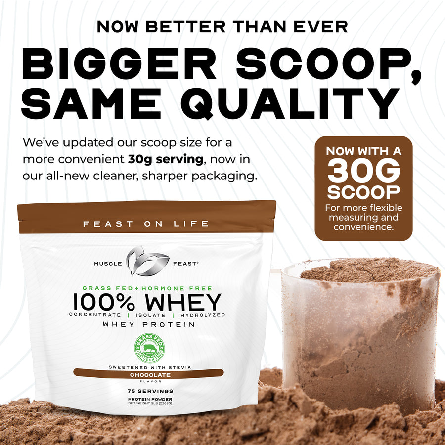 100% Whey Protein Powder | Muscle Feast - MuscleFeast