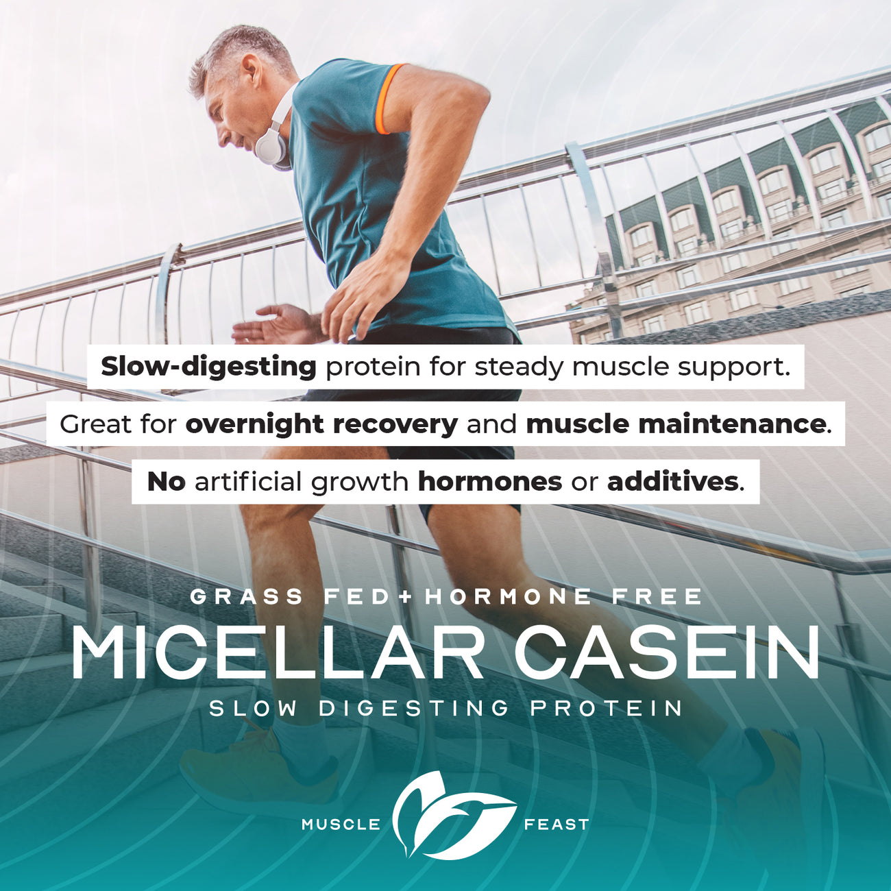 Natural Micellar Casein Protein Powder | Muscle Feast - MuscleFeast