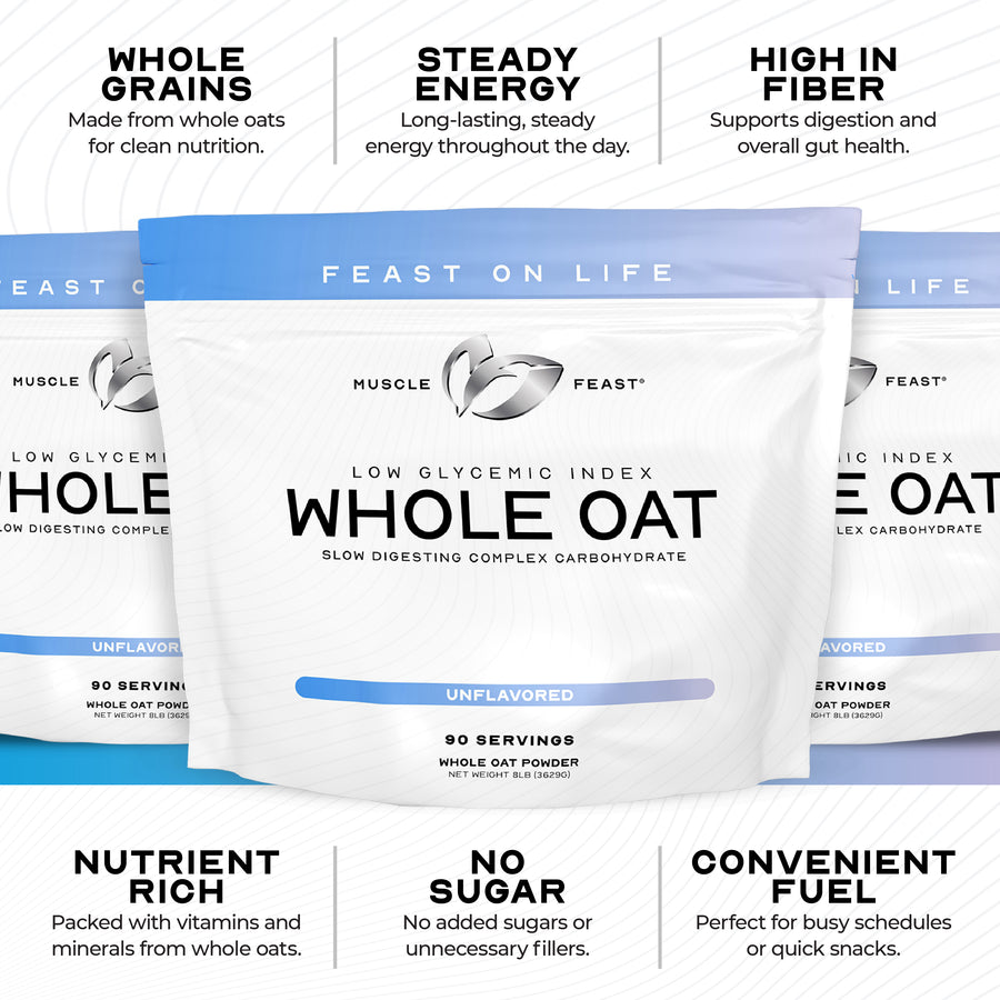 Whole Oat Powder Nutition | Buy Oat Powder - Muscle Feast - MuscleFeast